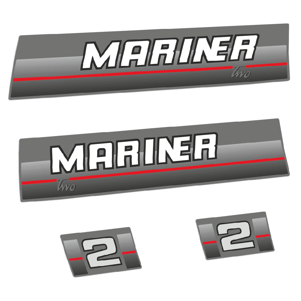 Adhesivos Mariner 2HP Dos 1984-1990 dos tiempos motor fueraborda pegat ...